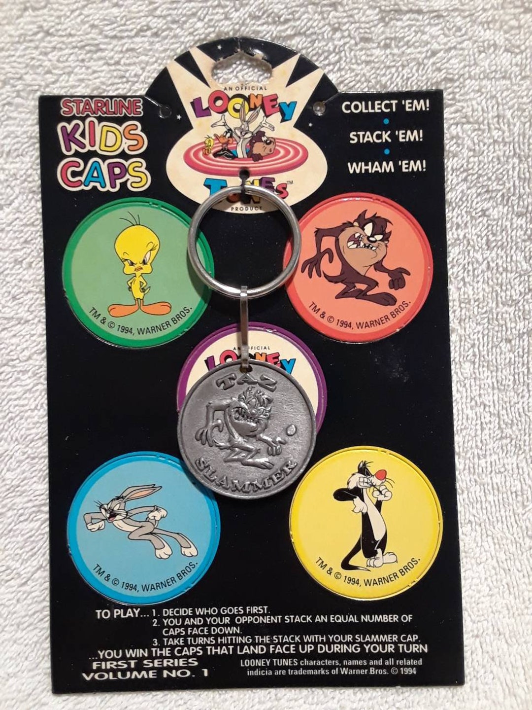 Vintage Looney Tunes Starline Pog Kids Caps With Slammer 1 - Etsy