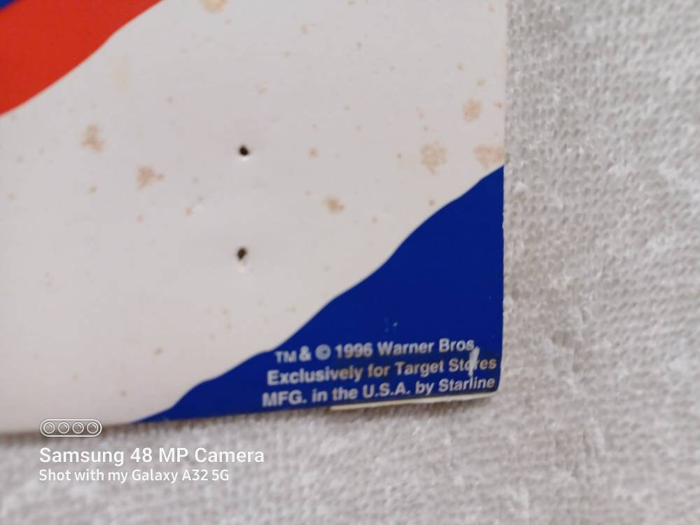 Vintage Looney Tunes Patriotic Taz With USA Flag Pin - Etsy