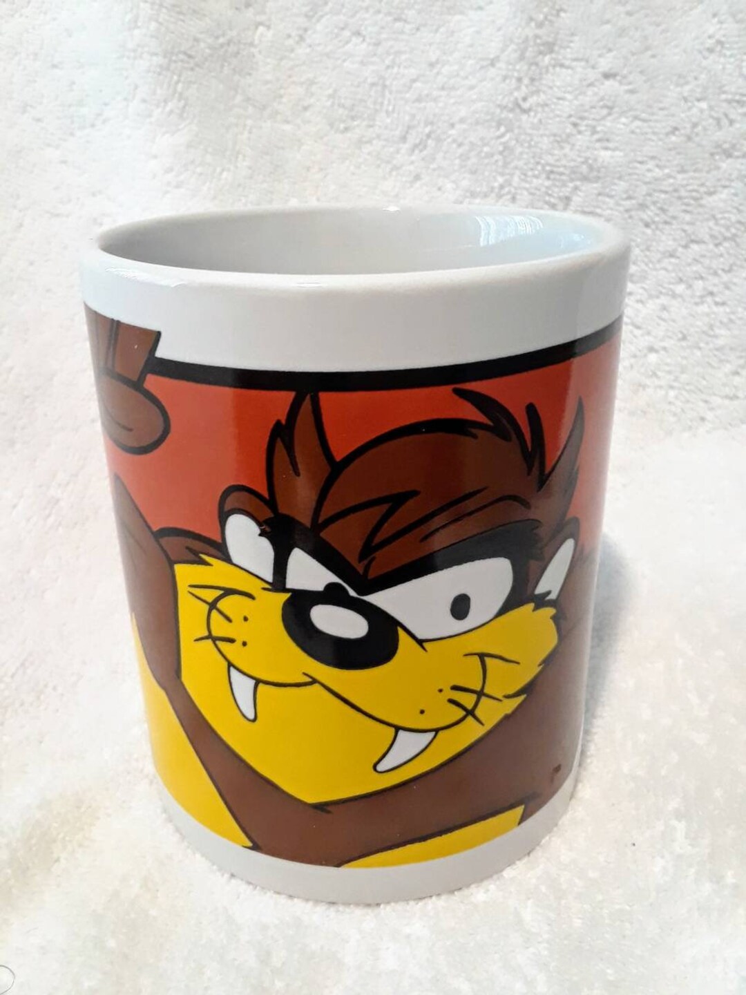 Vintage Looney Tunes Taz Flexing Muscle Coffee Mug - Etsy