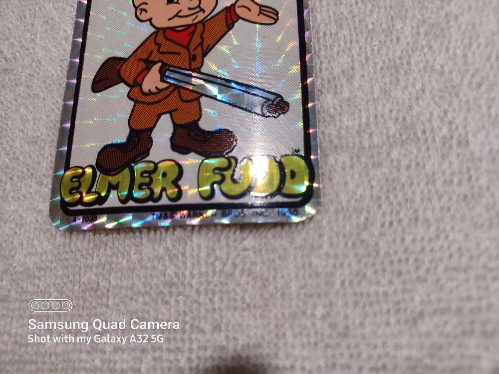 Vintage Looney Tunes Elmer Fudd Vending Machine Sticker - Etsy