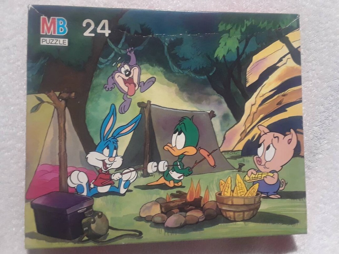 Vintage Looney Tunes Tiny Toon Jigsaw Puzzle - Etsy