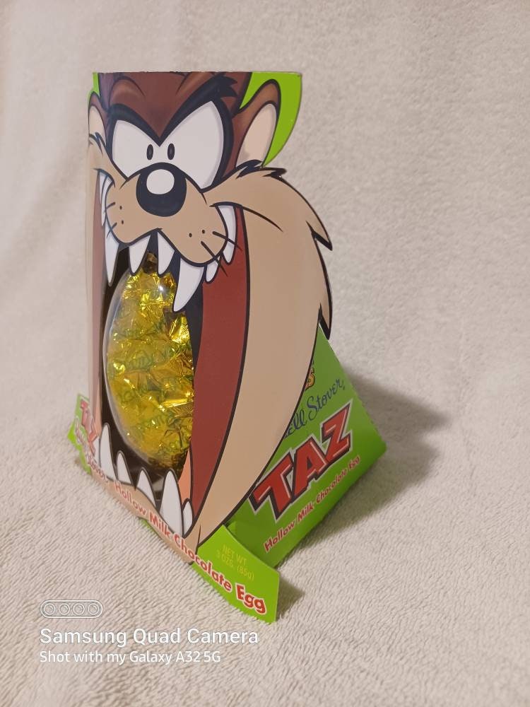 Vintage Looney Tunes Taz Hollow Milk Chocolate Easter Egg Holder - Etsy