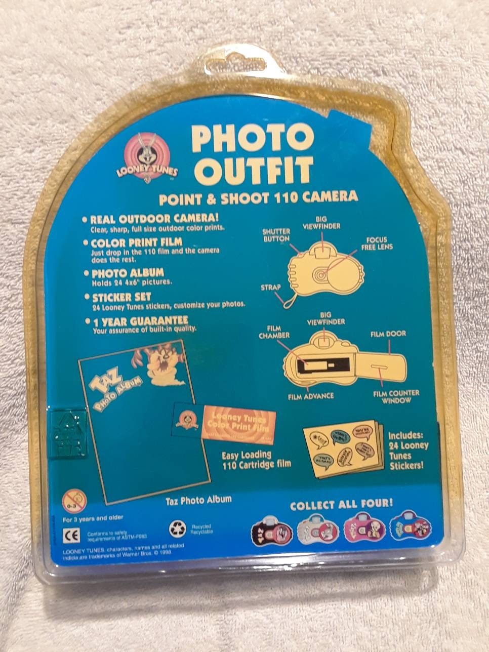 Vintage Looney Tunes 110 Camera Photo Outfit - Etsy