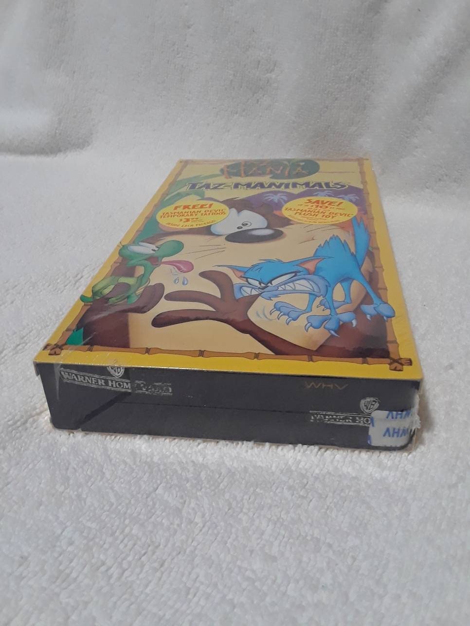 Vintage Looney Taz-manimals VHS Video Tape & Tattoo - Etsy