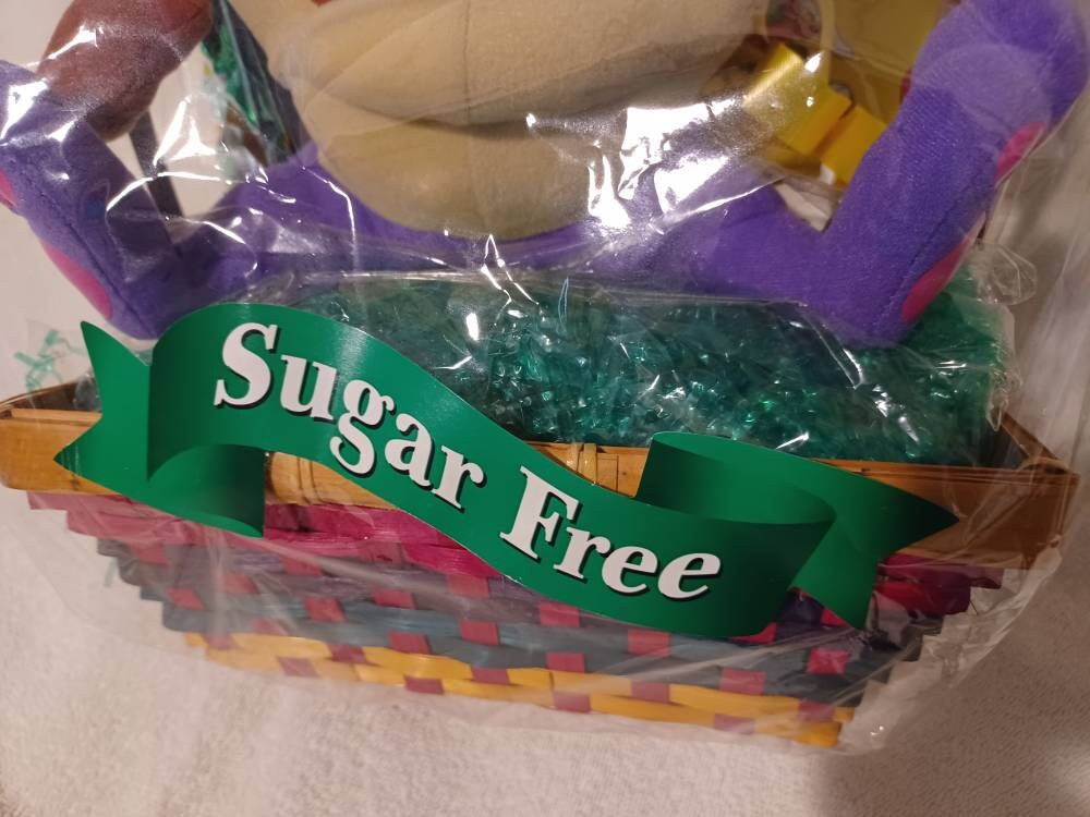 Vintage Looney Tunes Taz as Easter Bunny Plush in Basket - Etsy