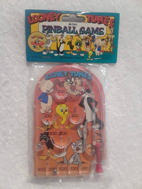 Vintage Looney Tunes Mini Pinball Game - Etsy