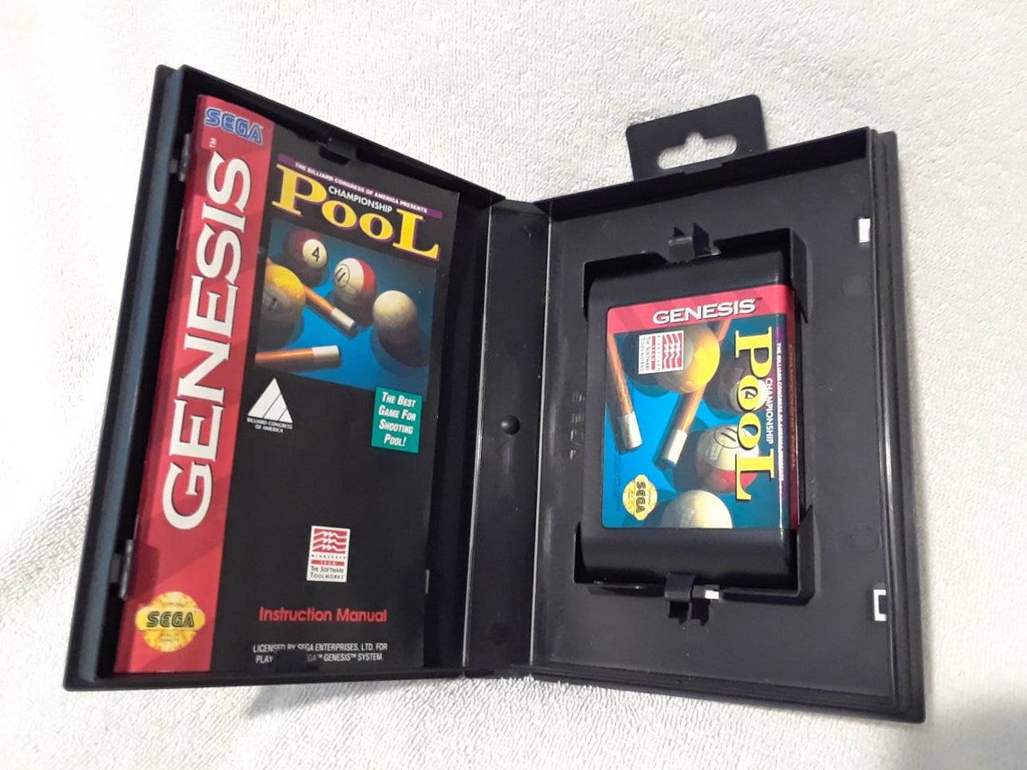Sega Genesis Championship Pool Video Game - Etsy