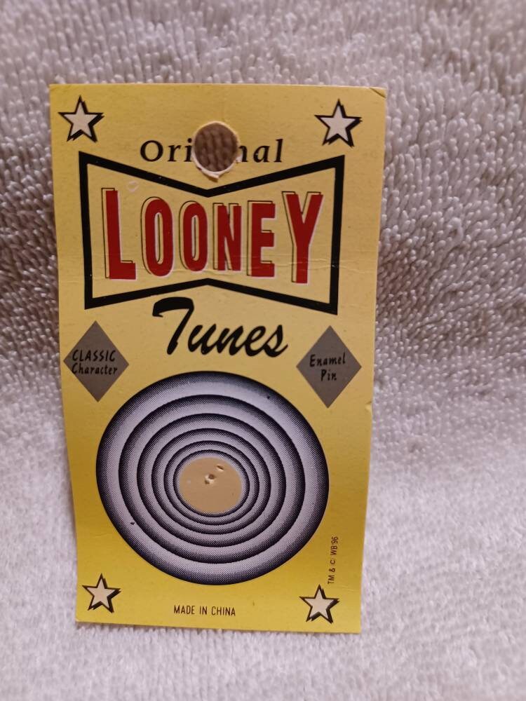 Vintage Looney Tunes Classic Original Taz Face Pin - Etsy