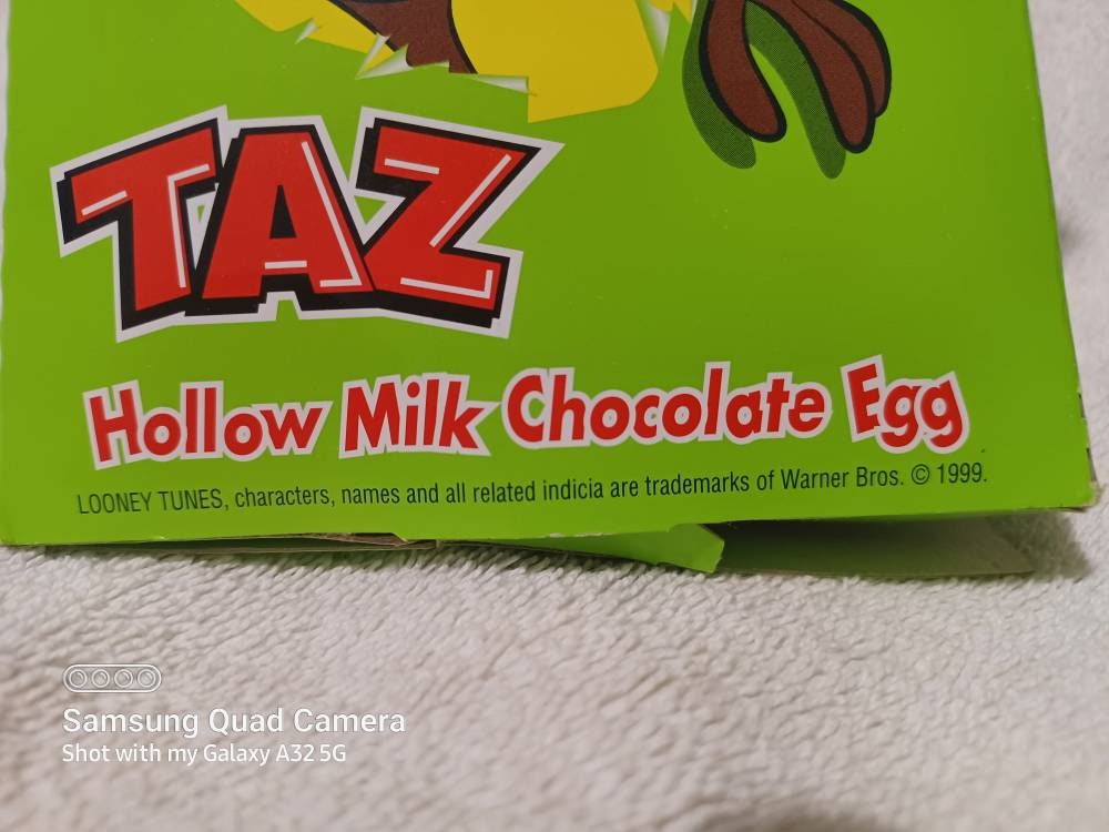 Vintage Looney Tunes Taz Hollow Milk Chocolate Easter Egg Holder - Etsy