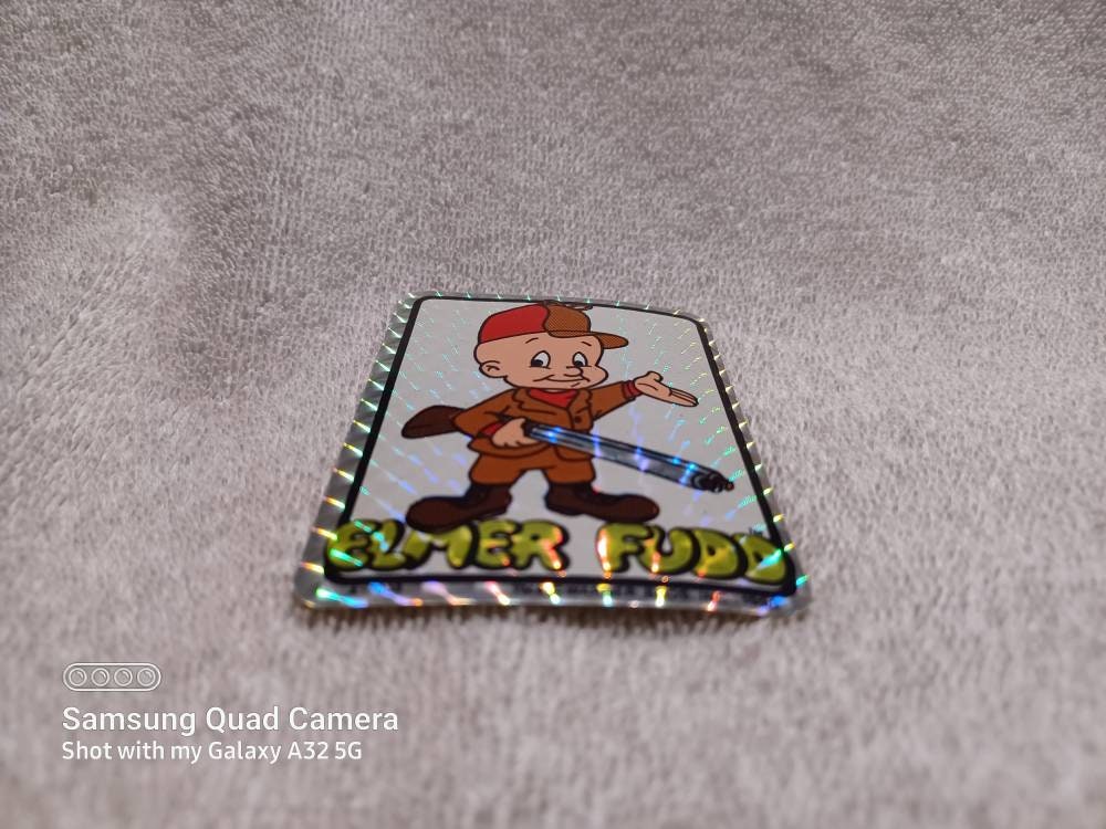 Vintage Looney Tunes Elmer Fudd Vending Machine Sticker - Etsy