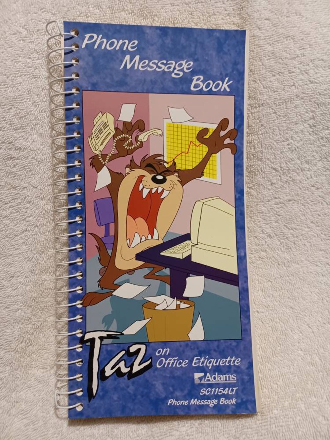 Vintage Looney Tunes Spiral Phone Message Book - Etsy