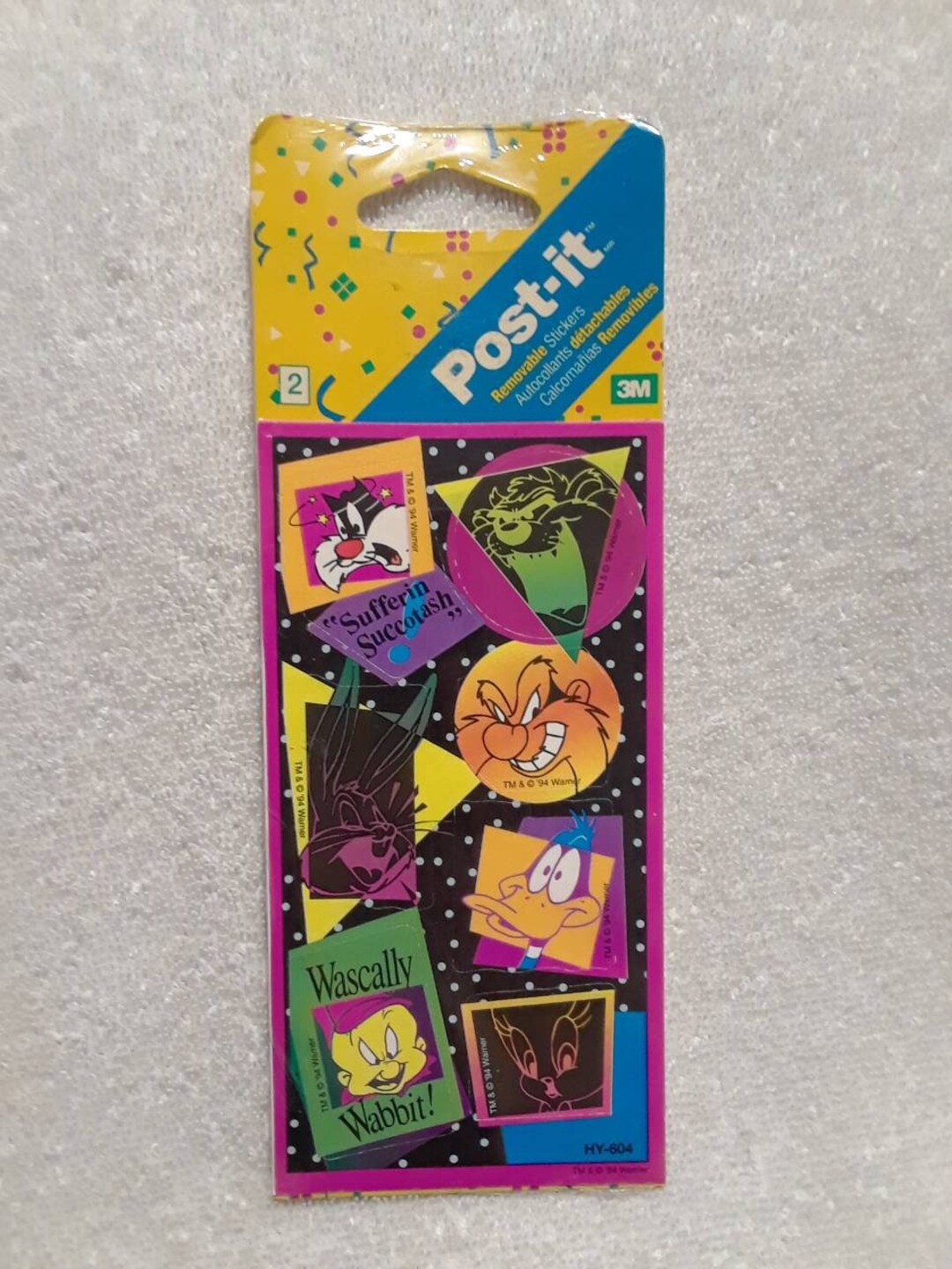 Vintage Looney Tunes Post It Removable Stickers - Etsy