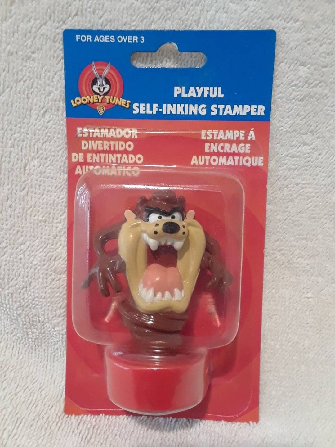 Vintage Looney Tunes Taz Playful Self Inking Stamper - Etsy