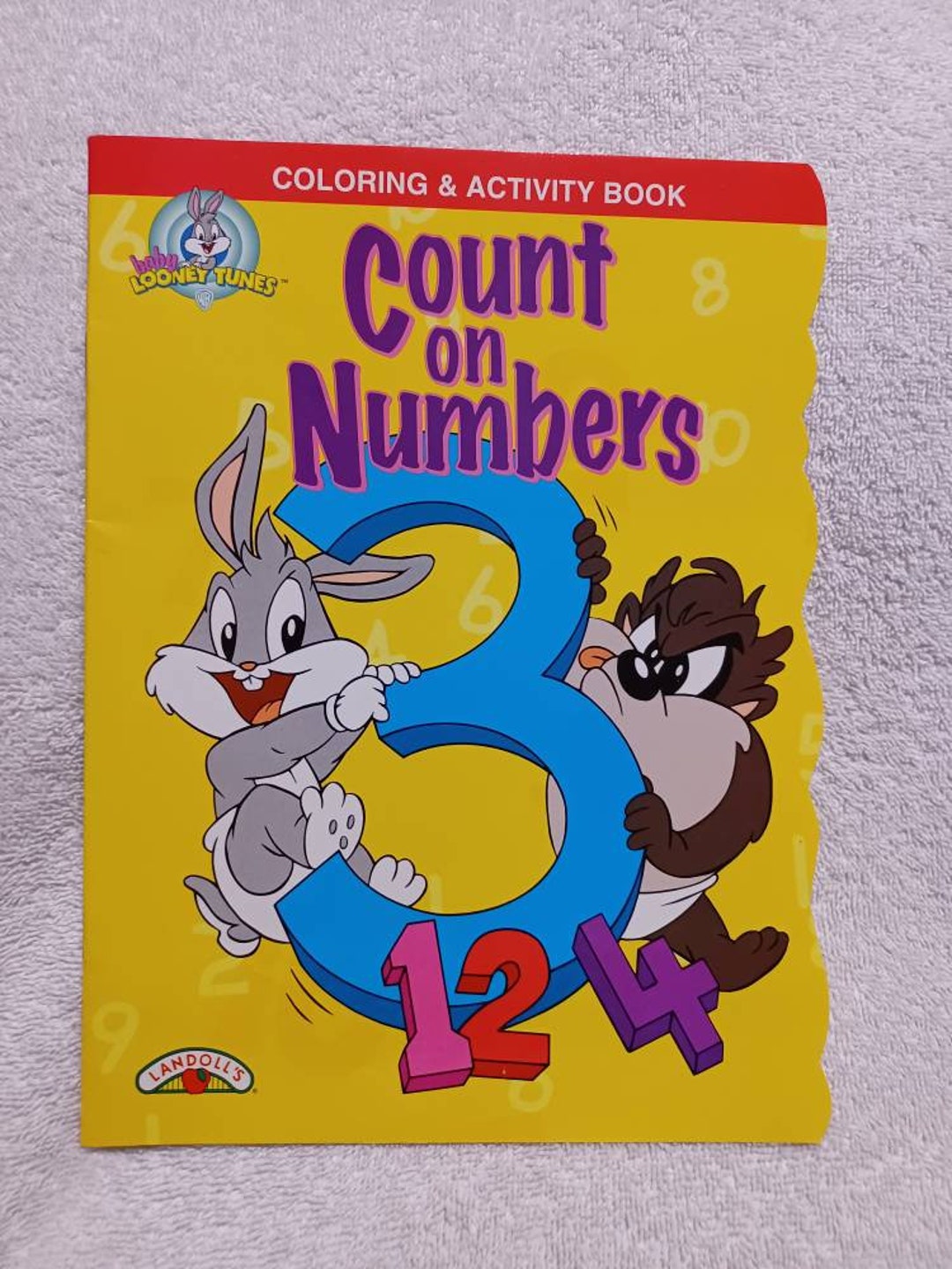 Vintage Looney Tunes Tiny Toon Count on Numbers Coloring & Activity ...