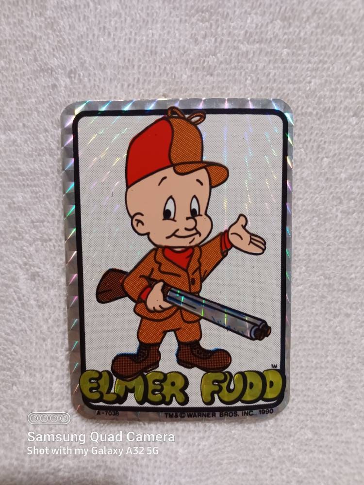 Vintage Looney Tunes Elmer Fudd Vending Machine Sticker - Etsy