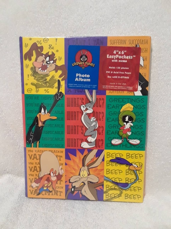 Vintage Looney Tunes Easy Pockets Photo Album | Etsy