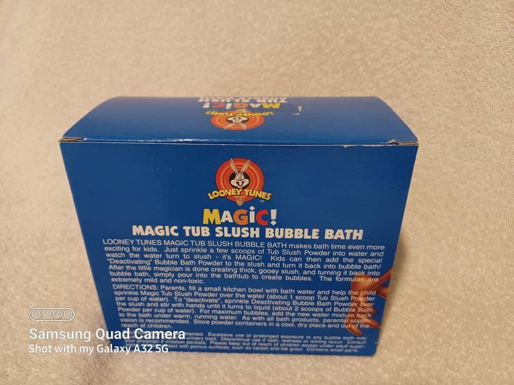 Vintage Looney Tunes Magic Tub Slush Bubble Bath Set - Etsy