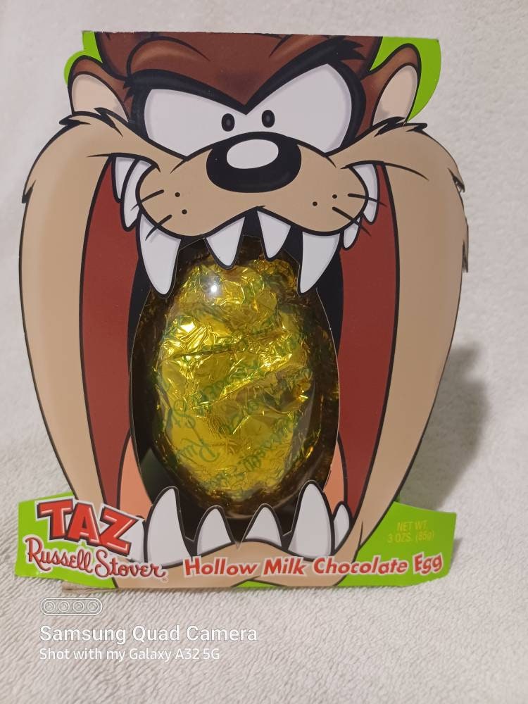 Vintage Looney Tunes Taz Hollow Milk Chocolate Easter Egg Holder - Etsy