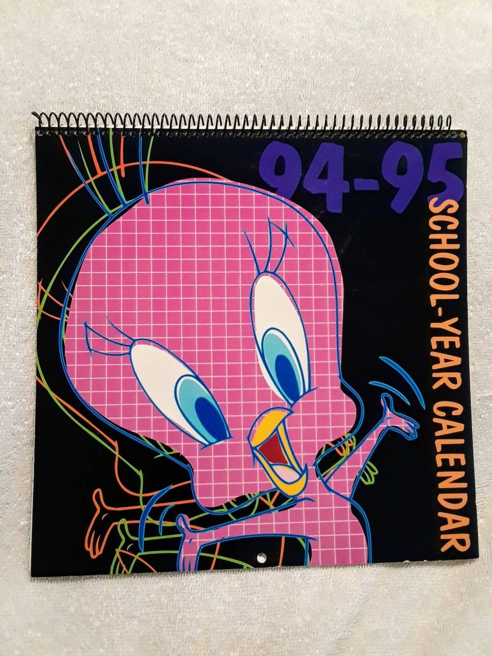 Vintage Looney Tunes 1994 / 95 School-year Calendar - Etsy