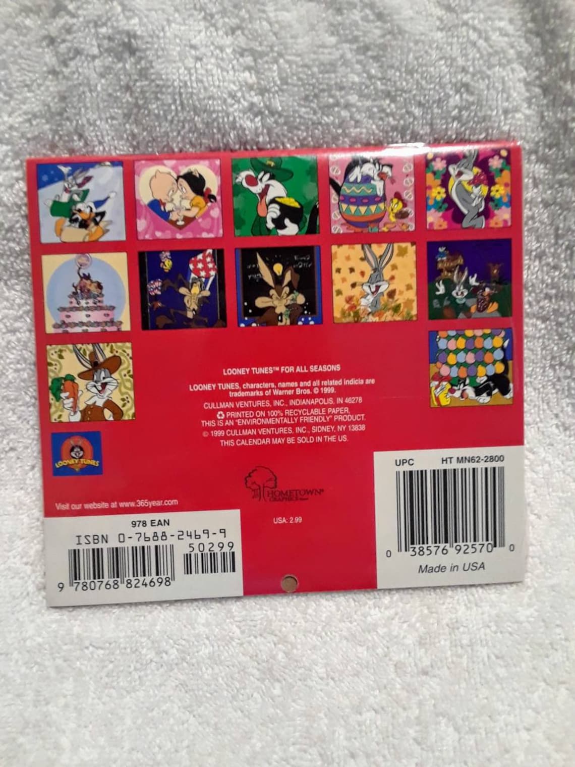 Vintage Looney Tunes for All Seasons Mini Calendar - Etsy