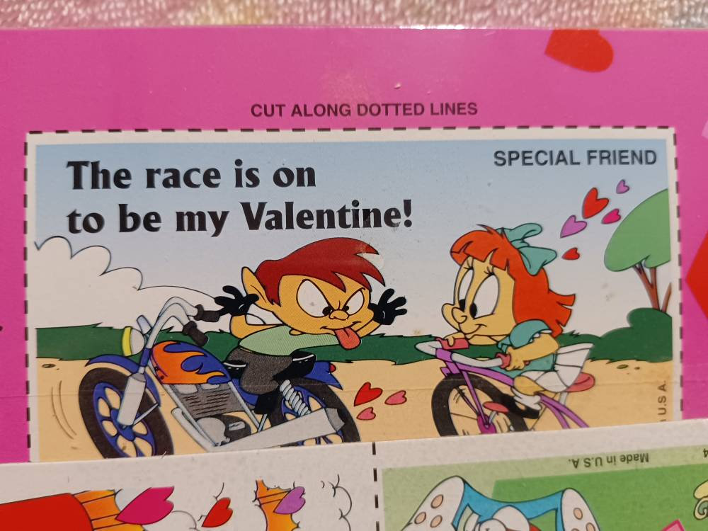 Vintage Looney Tunes Tiny Toon 42 Valentine Cards With Envelopes - Etsy