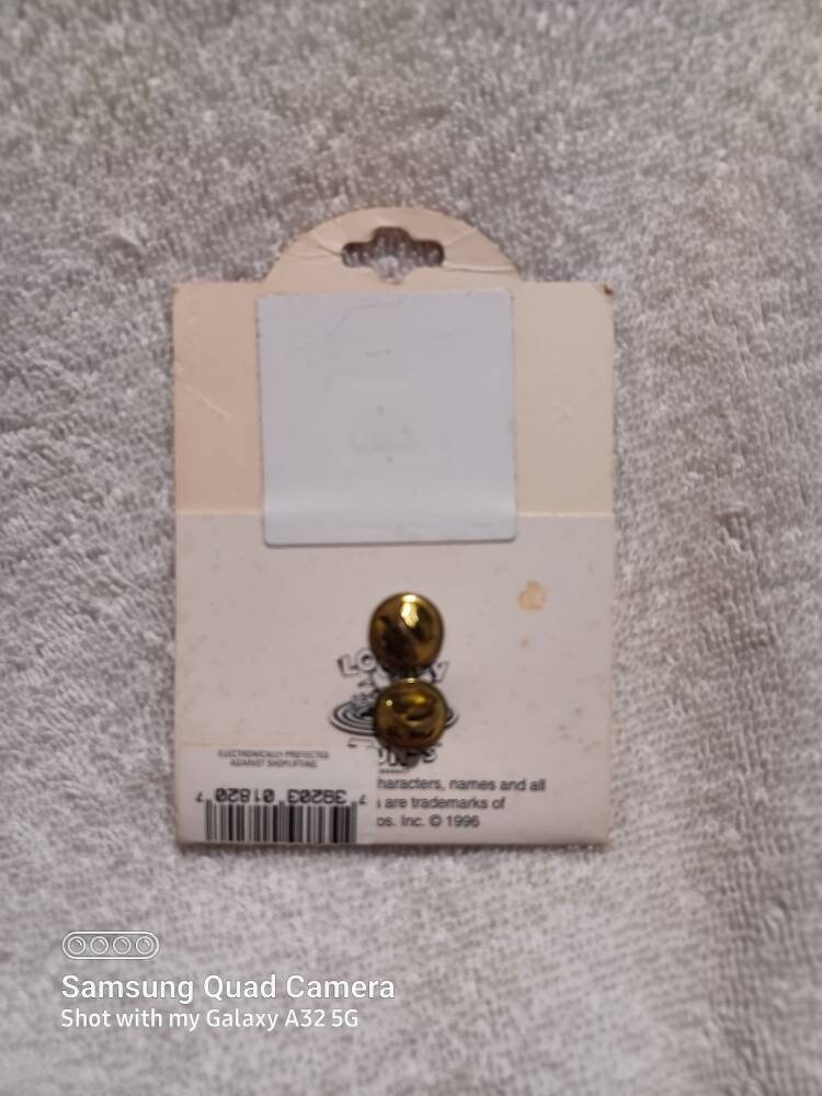 Vintage Looney Tunes Patriotic Taz With USA Flag Pin - Etsy