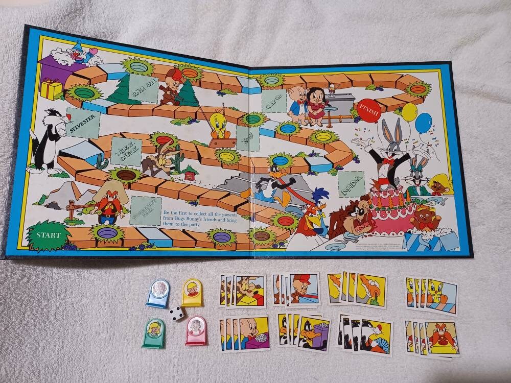 Vintage Looney Tunes the Bugs Bunny Board Game - Etsy