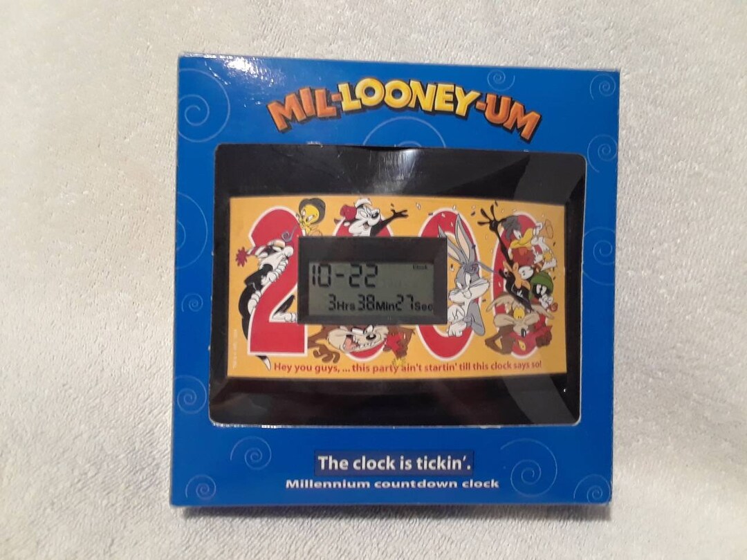 Vintage Looney Tunes Millennium Countdown Clock - Etsy