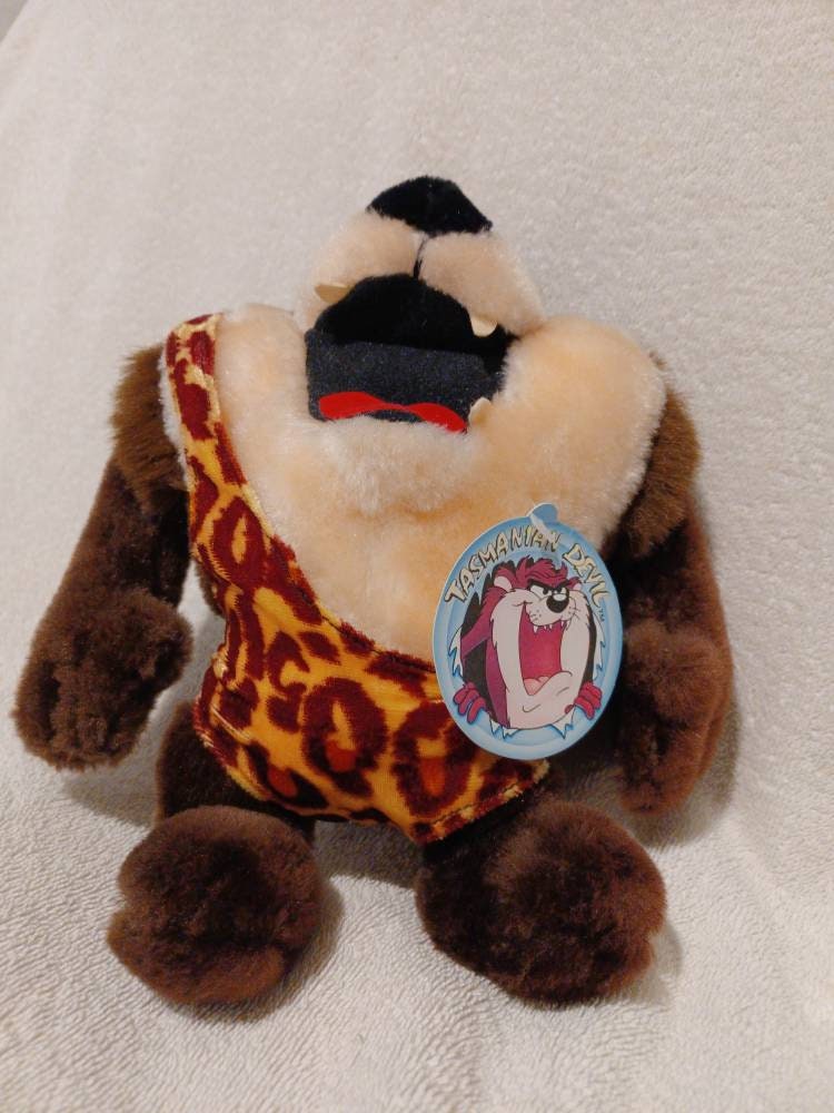 Vintage Looney Tunes Caveman Taz Plush - Etsy