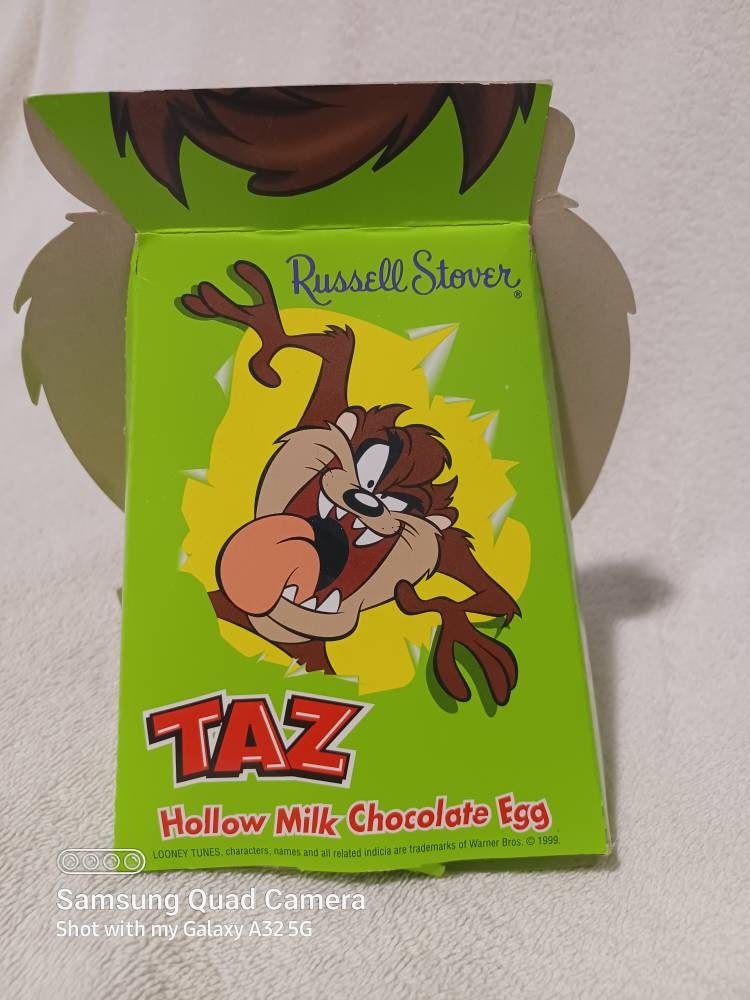 Vintage Looney Tunes Taz Hollow Milk Chocolate Easter Egg Holder - Etsy