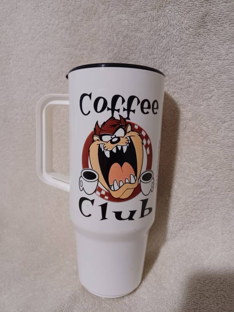 Vintage Looney Tunes Taz Insulated Coffee Club Travel Mug Cup - Etsy