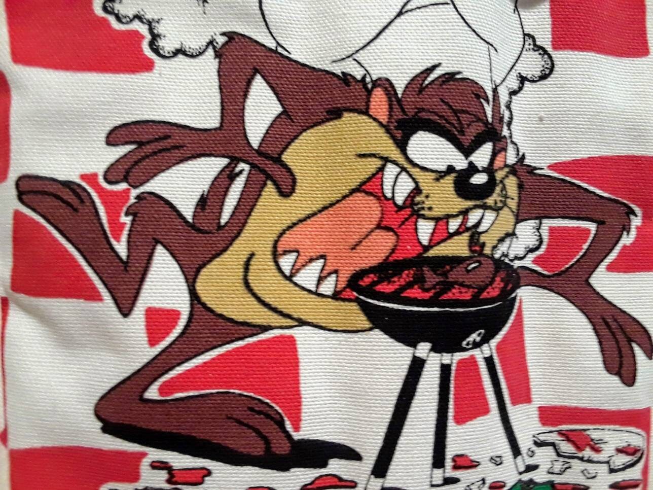 Vintage Looney Tunes Taz Checkered the Big BBQ Pot Holder - Etsy