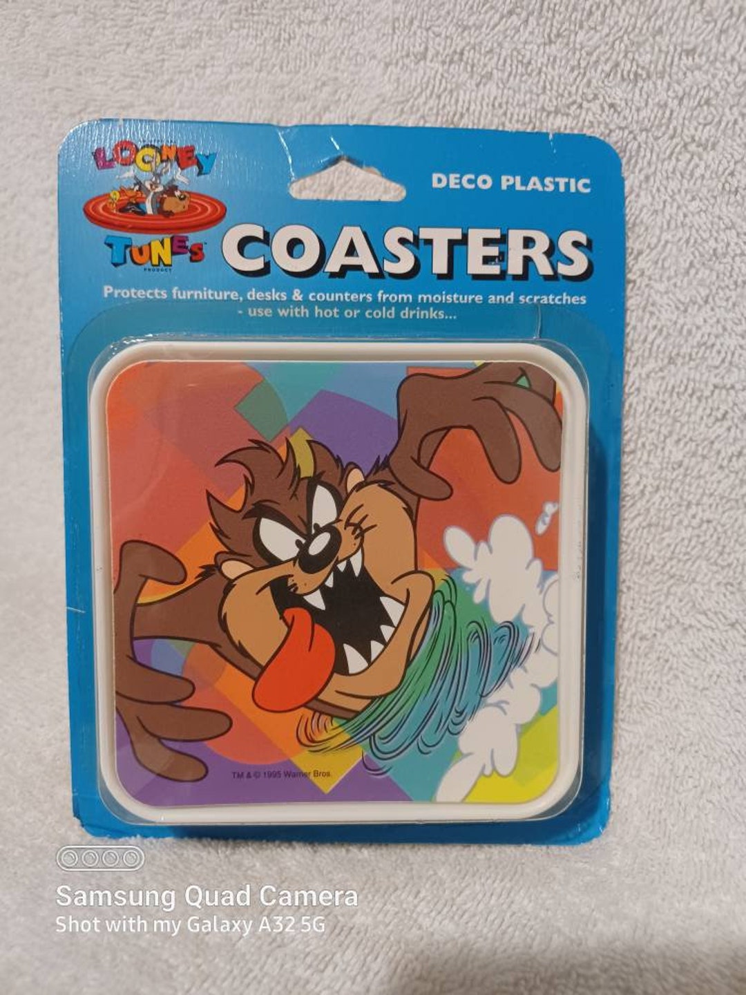 Vintage Looney Tunes Beverage Deco Plastic Coasters - Etsy