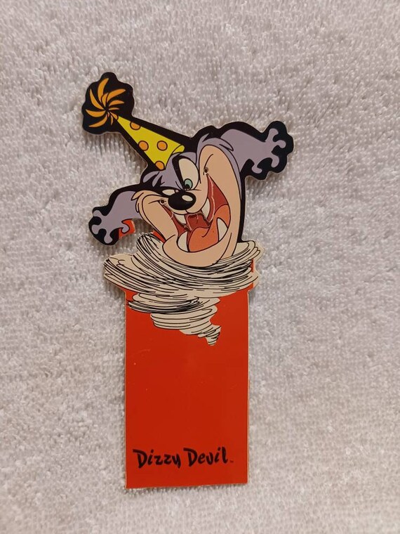 Vintage Looney Tunes Dizzy Devil Party Book Mark | Etsy
