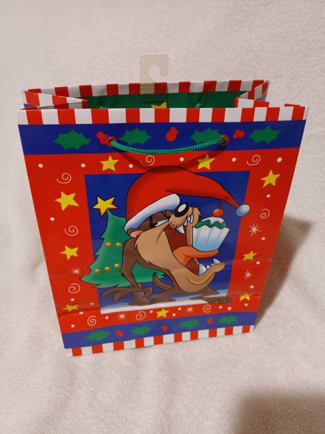 Vintage Looney Tunes Taz Christmas Gift Bag - Etsy