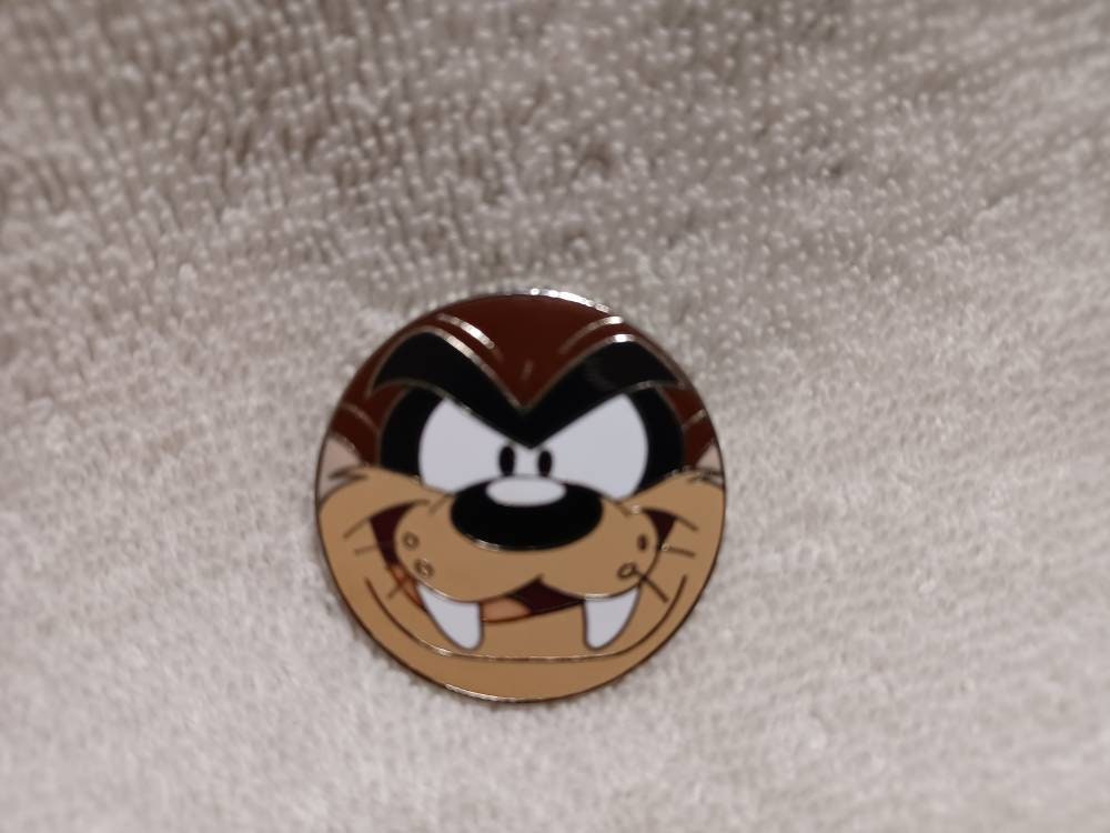 Vintage Looney Tunes Classic Original Taz Face Pin - Etsy