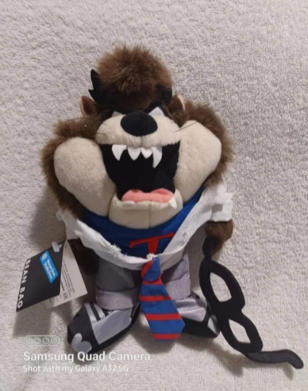 Vintage Looney Tunes Taz Superman Bean Bag Plush - Etsy