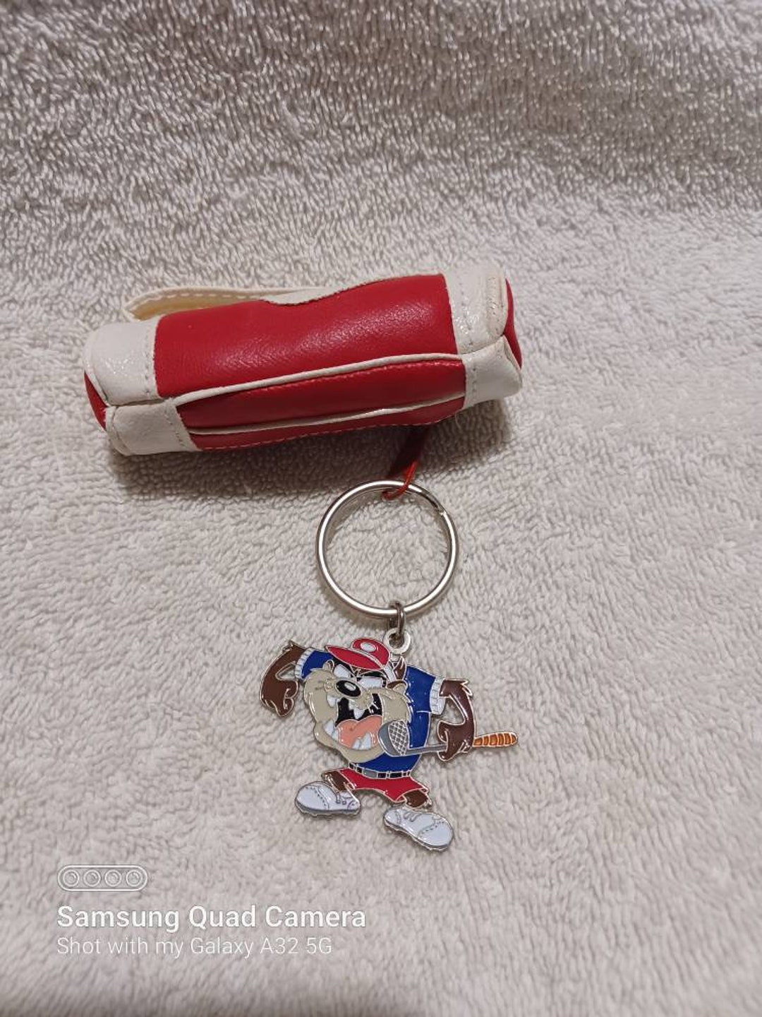 Vintage Looney Tunes Taz With Golf Bag Keyring - Etsy