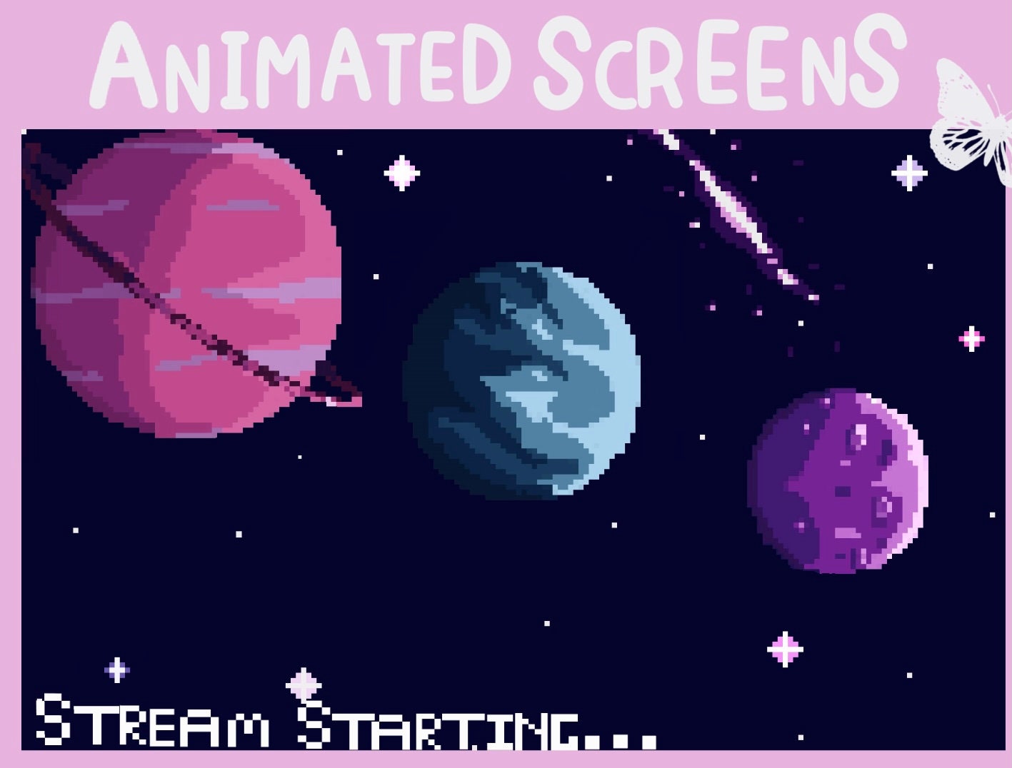 Art & Collectibles Digital RPG Animated Stream Screens Ending BRB ...