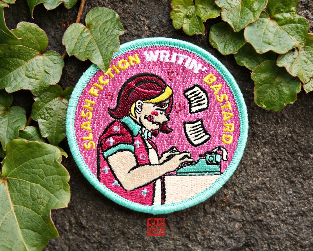 SALE Grump Scouts Slash Fiction Writer Merit Badge Embroidered Patch - Etsy