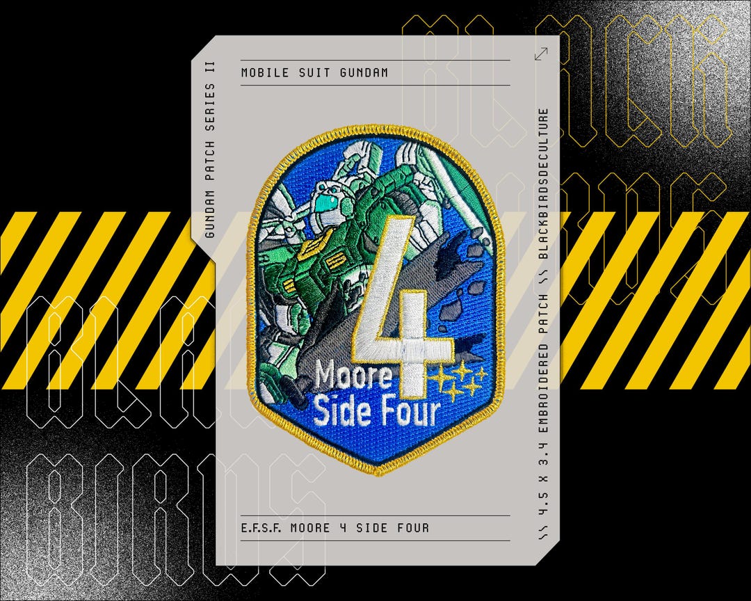 E.F.S.F. Moore Brotherhood: Moore 4 Side Four Thunderbolt Patch - Etsy