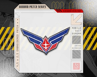 Gundam on Patch ,gundam Patches, Cartoon Patches Iron on ,embroidered ...