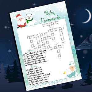 Christmas Baby Shower Games Package, Christmas Themed Baby Shower ...