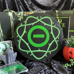 Type O Negative thorns Gothic Metal Acrylic Painting on Canvas 12 X 12 ...