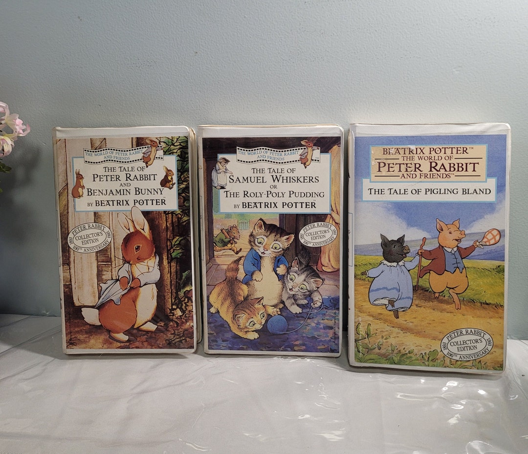 Beatrix Potter VHS Tapes Collector's Edition 100th Anniversary 1893 ...
