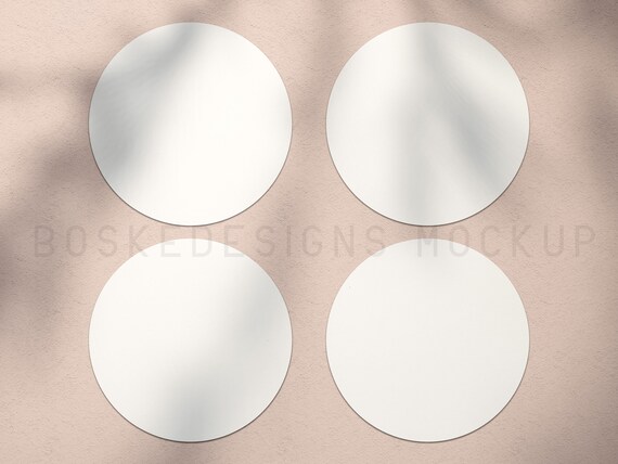 Jpg Round Tag Mock up Photoshop Mockup Shadow Layout Round Label ...