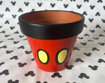Mickey Mouse Plant Pot - Etsy UK