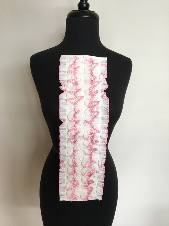 Prom/Wedding Tuxedo Ruffles,1970's Tux Ruffle,Retro T… - Gem