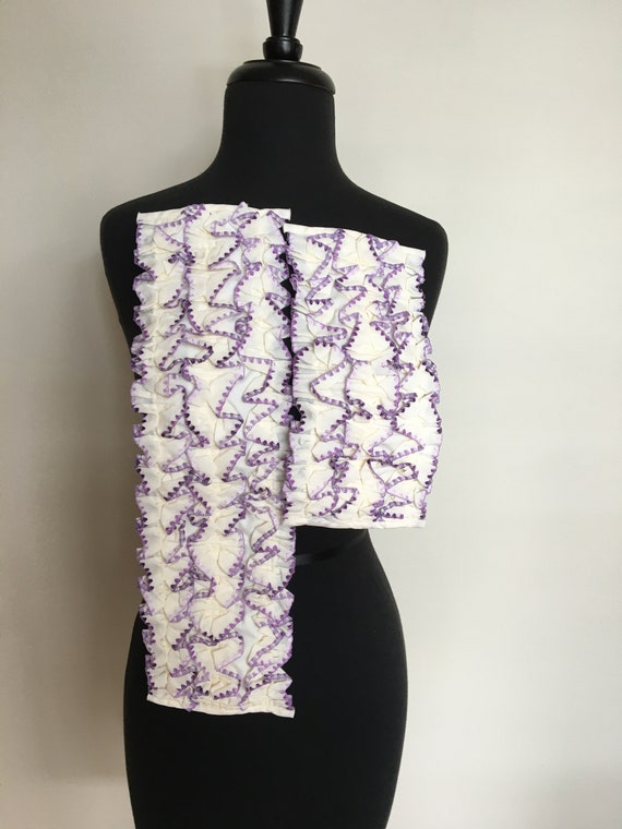 Prom/Wedding Tuxedo Ruffles,1970's Tux Ruffle,Retro T… - Gem