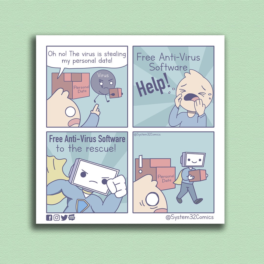 Custom 4 Panel Comic Vinyl Sticker - Etsy